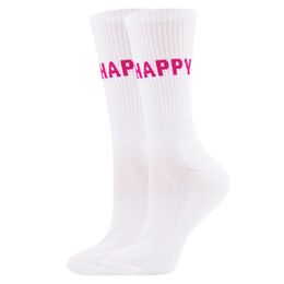 Ewers Socks 'Be Happy' female White size 36-38