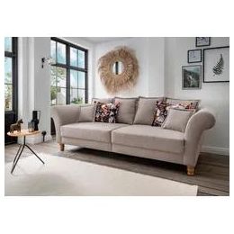 Big-Sofa Home Affaire "Tassilo", grau (taupe), B:266cm H:95cm T:110cm, 100% Polyester, Sofas