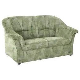 2-Sitzer DOMO collection "Pegnitz", grün, B:155cm H:82cm T:82cm, 100% Polyester, Sofas