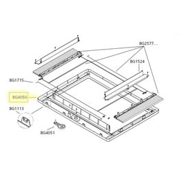 Dometic Midi Heki Style, Innenrahmen ohne Anbauteile (Nr. BG4050)