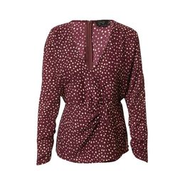 AX Paris Bluse Damen Gr&ouml;&szlig;e XXL weinrot / wei&szlig;