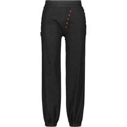 alife and kickin Stoffhose ALIFE & KICKIN "Damen AlexisAK DNM", Damen, Gr. L, Normalgrößen, schwarz (schwarz denim), 95% Baumwolle 5% Elasthan, Hosen