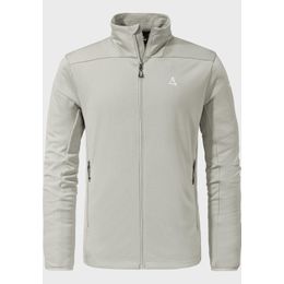 Schöffel Fleecejacke SCHÖFFEL "Fleece Jacket Svardalen M", Herren, Gr. 56, grau (9180, grau), Oberstoff : 100% Polyester, sportlich, regular fit, hoch geschlossener Ausschnitt, Langarm, Jacken