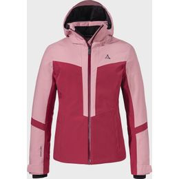 Schöffel Outdoorjacke SCHÖFFEL "Ski Jacket Kanzelwand L", Damen, Gr. 44, pink (3465, pink), Oberstoff : 100% Polyester (Membran: Polyurethan) Futter : 100% Polyester Futter Seitenteile: 84% Nylon 16% Elasthan Wattierung : 100% Polyester, sportlich, regular fit, hoch geschlossener Ausschnitt, Jacken