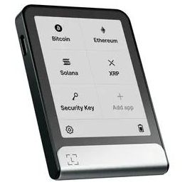 LEDGER Krypto Hardware-Wallet "FlexTM", grau, B:5,64cm H:7,8cm T:0,83cm, Chipkartenleser