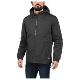 !Solid Softshelljacke SOLID "Sweatjacke SDTolden", Herren, Gr. L, grau (dunkelgrau), Obermaterial: 65% Polyester PES. 35% Baumwolle CO., casual, regular fit normal, Jacken