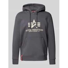 Alpha Industries Hoodie mit Label-Print