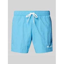 Champion Regular Fit Badeshorts mit Label-Print