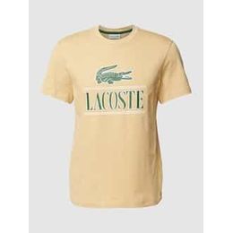 Lacoste T-Shirt mit Label-Print