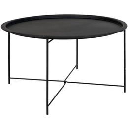 House Nordic Bastia Couchtisch Ø75cm schwarz.