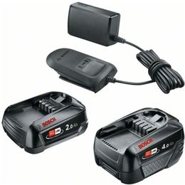 Systemzubehör 18 v Lithium-Ionen Starter-Set 18V (2.0 Ah + 4.0 Ah + al 18V-20) - Bosch