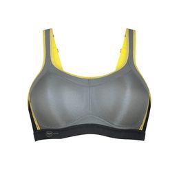 Sport-BH Anita active "Sport-BH Momentum", Damen, Gr. 95, Cup G, grau (iconic grau), Microtouch, Frottee, Obermaterial: 70% Polyester, 15% Elasthan, 15% Polyamid, sportlich, regular fit, BHs, Cup C-G, nahtlose Cups, maximum support