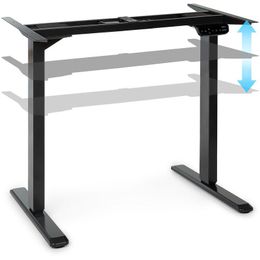 Multidesk Comfort höhenverstellbarer Schreibtisch elektrisch 62-128 cm Höhe schwarz - ONECONCEPT