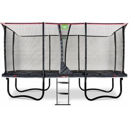 EXIT PeakPro Trampolin 275x458cm - schwarz