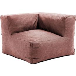 Oviala - Ecksofa-Sessel für modulares Terrakotta-Sofa - Rosa