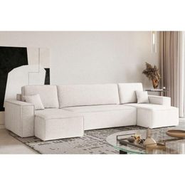 Kaiser Ecksofa mit schlaffunktion und bettkasten, Sofa U-form, Couch U-form best stoff Neve