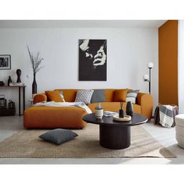 Lisa Design - Aumance – ecksofa links 4-sitzer – aus cord - rostfarben