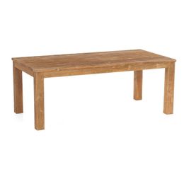 SonnenPartner - Gartentisch Charleston 200x100 cm Teakholz Old Teak Tisch Esstisch