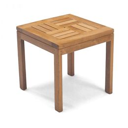 SonnenPartner - Beistelltisch Squareside 45x45 cm Teakholz Old Teak Tisch Gartentisch