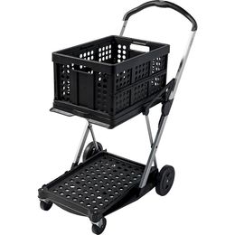 CLAX Klappmobil, mit 46-l-Klappbox, Black Edition kaiserkraft