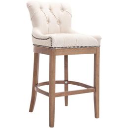 CLP - Barhocker Lakewood Stoff, Antik-hell creme