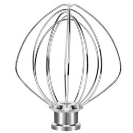 Edelstahl-Schneebesen, kompatibel mit KitchenAid K45WW WP9704329 KSM150 KSM160 K45 KSM90 Küchenmaschinen-Zubehör