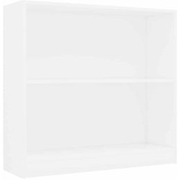 Bücherregal Weiß 80x24x75 cm Holzwerkstoff vidaXL