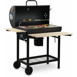 BBQ-Toro - Holzkohle Grillwagen ø 42 x (l) 80 cm Premium Kohle Smoker fahrbar