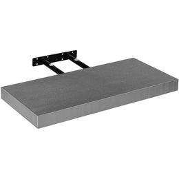 Wandboard Wandregal Volato, Länge 70 cm, Silber - stilista