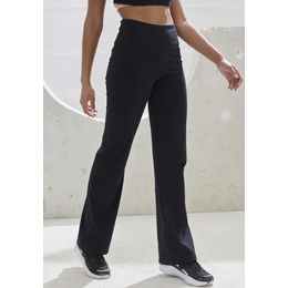 Vivance ACTIVE Jazzpants schwarz Gr. XS (32/34) für Damen. Mit Druck. Bequem. Nachhaltig.