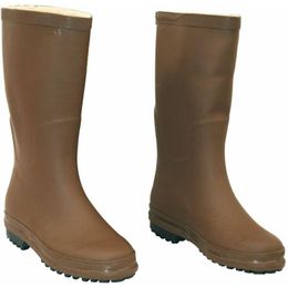 Kaugummi -Kniestiefel mit Nicht -Slip -Carrade -Sohle Marroni - 41