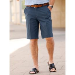 Bermudas Marco Donati, Herren, Gr. 60, Normalgrößen, blau (dunkelblau), 98% Baumwolle, 2% Elasthan, unifarben, kurz, Hosen