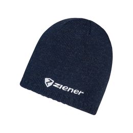 Strickmütze Ziener "IRUNO hat", Damen, blau (navy), Materialmix, Mützen