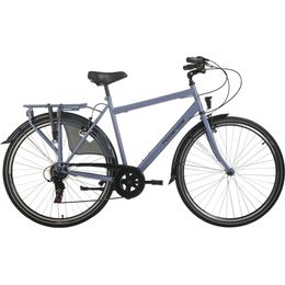 Hollandrad HOLLANDIA "City Next" Gr. 56, blau (denim blau, denim blau), Fahrräder, 56cm, 28 Zoll (71,12cm) hinten: 28 Zoll (71,12cm)