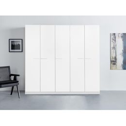 Drehtürenschrank Rauch "Kleiderschrank Schrank Garderobe TOPSELLER OTELI inkl. Inneneinteilung", weiß, B:226cm H:210cm T:54cm, Holzwerkstoff, Schränke, mit 3 Innenschubladen extra Böden optional mit Spiegel MADE IN GERMANY