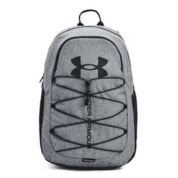 Sportrucksack Under Armour "UA Hustle Sport Backpack", grau (pitch gray m), Rucksäcke, Damen, B/H: 32cm x 19cm, Obermaterial: 90% Polyester, 10% Elasthan, 26 Liter Volumen, B:32cm H:19cm