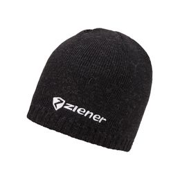 Strickmütze Ziener "IRUNO hat", Damen, schwarz, Materialmix, Mützen