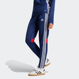 Trainingshose adidas Performance "TIRO ES PNT W", Damen, Gr. L, N-Gr, team navy blau, rot, Obermaterial: 100% Polyester, sportlich, Hosen