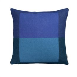 Røros Tweed - Syndin Kissen, 50 x 50 cm, blau \"well\"