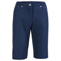 Bermudas DEPROC ACTIVE "KENORA URBAN Short & kurze Hose", Damen, Gr. 46 (L), Normalgrößen, blau (navy), 97% Polyester; 3% Elastan, sportlich, Hosen, In melierter Optik