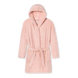 Schiesser Damen Bademantel Teddy Fleece