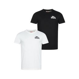 Lonsdale Herren T-Shirt normale Passform Doppelpack BLAIRMORE