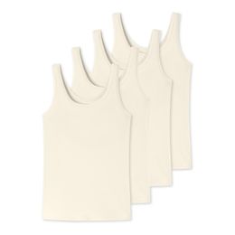 Schiesser Damen Tr&auml;gertop Uncover 4er Pack