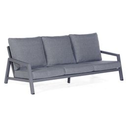 Loungesofa Empire Aluminium anthrazit mit Kissen Relaxsofa Garten-Sofa - SonnenPartner