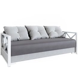 Vitalispa - Sofa Memphis, Grau, 210 cm