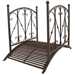 Harms Garden Pleasure Gartenbrücke Taupo mit Geländer 120,5 x 81,5 x 94,5 cm