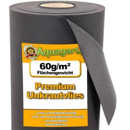 Aquagart 320m² Gartenvlies Unkrautvlies Mulchvlies Vlies 60g 1,6m breit