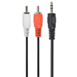 Gembird - Audiokabel mjack rca rca m/m 5 mts