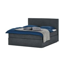 Boxi Boxspringbett Boxi Classic - grau - Materialmix - 180 cm - 125 cm - Möbel Kraft