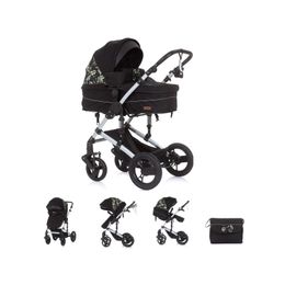 Chipolino Kinderwagen Camea 2 in 1, Moskitonetz, Wickeltasche, Getränkehalter bunt